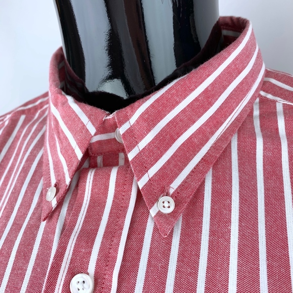 Ivy Crew | Shirts | Ivy Crew Mens Xl Red Stripe Shirt Nwt | Poshmark